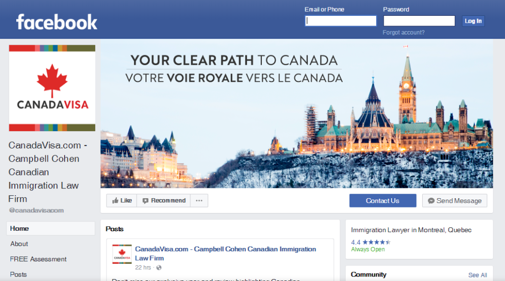 CanadaVisa Social | 1.4 million follows on Facebook and growing ...
